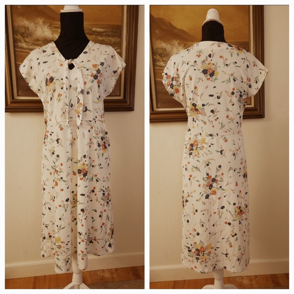 Sears | Dresses | Vintage 96s Floral Spring Dress | Poshmark